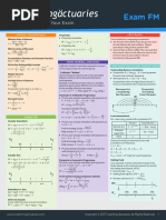 Ltam Formula Sheet PDF | PDF | Probability Theory | Statistics