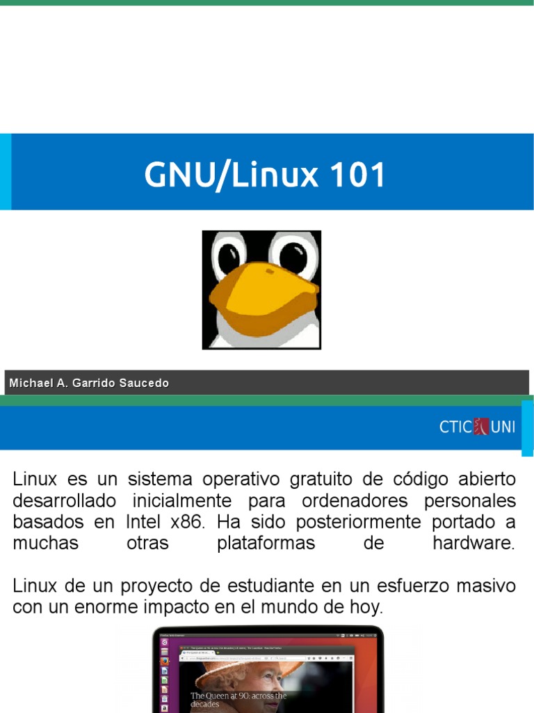CLASE 001 Introducción A Linux | PDF | Kernel (sistema operativo ...