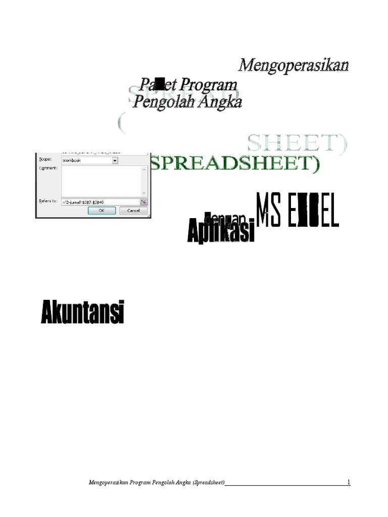 Modul Spreadsheet Dengan Kasus | PDF