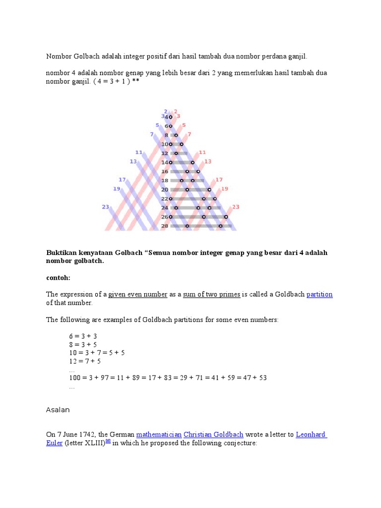 Konjektur Goldbach | PDF