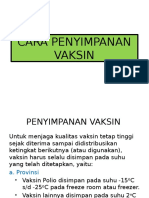 Standar Penyimpanan Vaksin | PDF