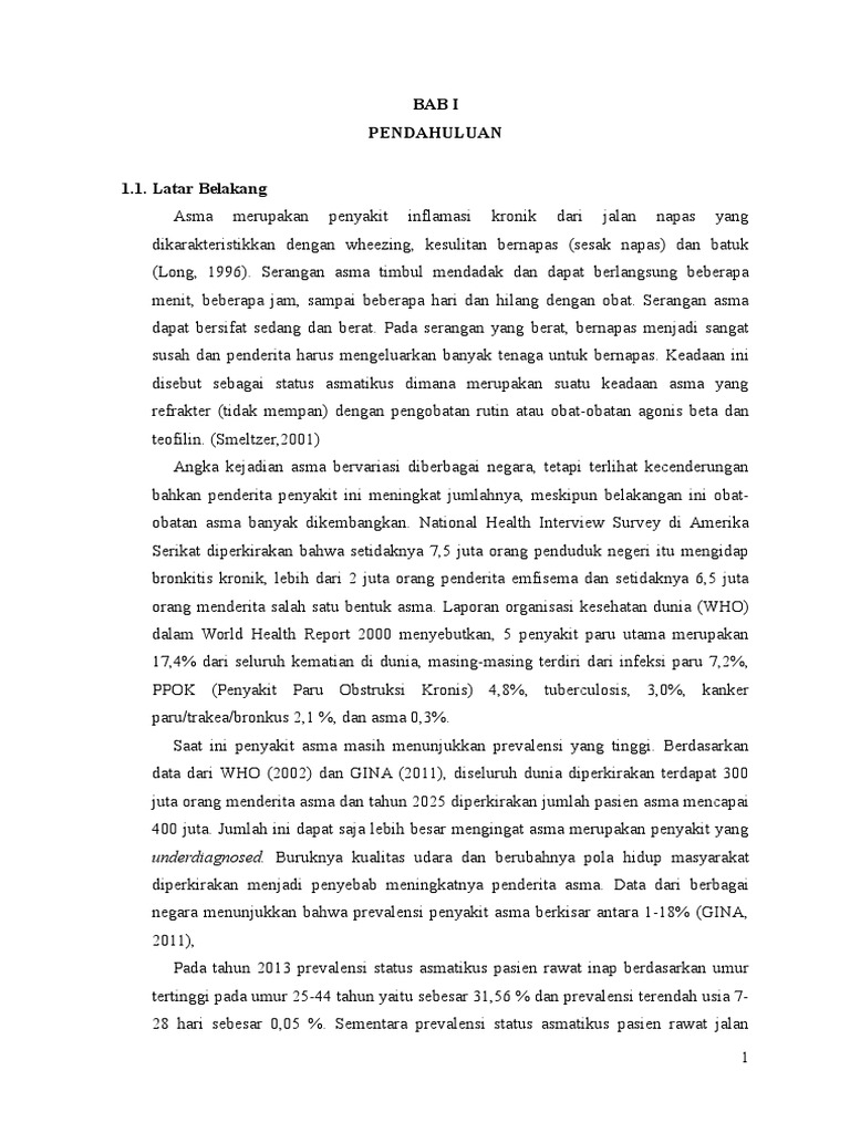 Status Asmatikus LP Fix | PDF