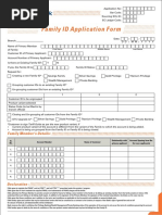 Family Banking Sign Up Form | PDF | Banks | Savings Account