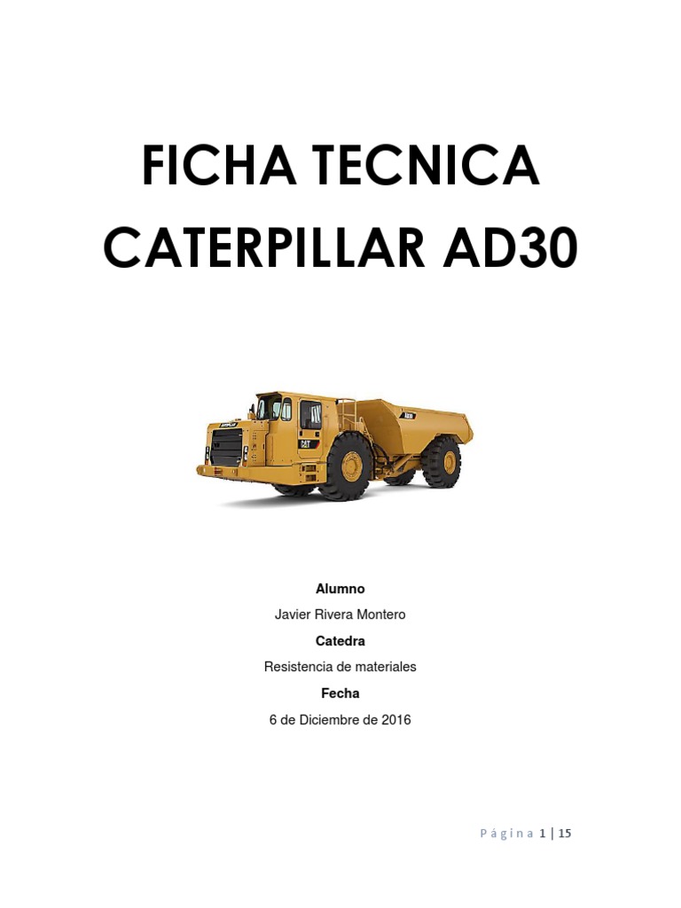 Ficha Tecnica Ad30 | PDF | Transmisión (Mecánica) | Automóviles