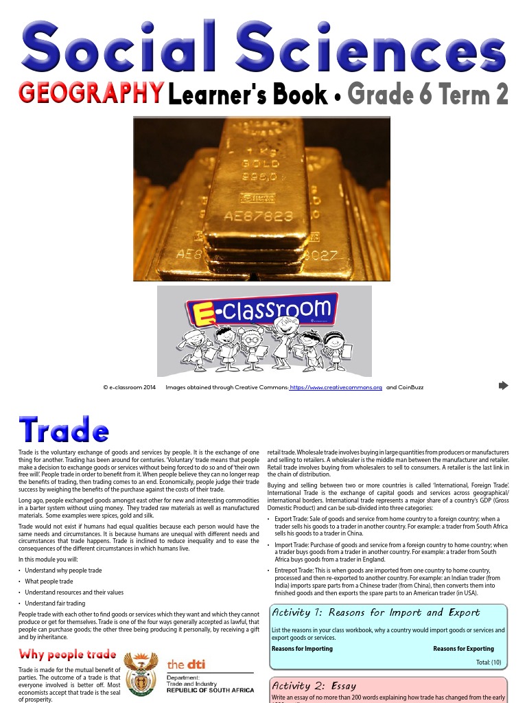Grade 6t2 Social Sciences Geography Learner Book | Download Free PDF ...