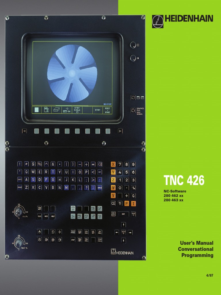 User's Manual Conversational Programming: NC-Software 280 462 XX 280 ...