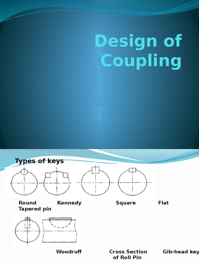 Design of Muff and Flange Couplings for Transmitting Power Between ...