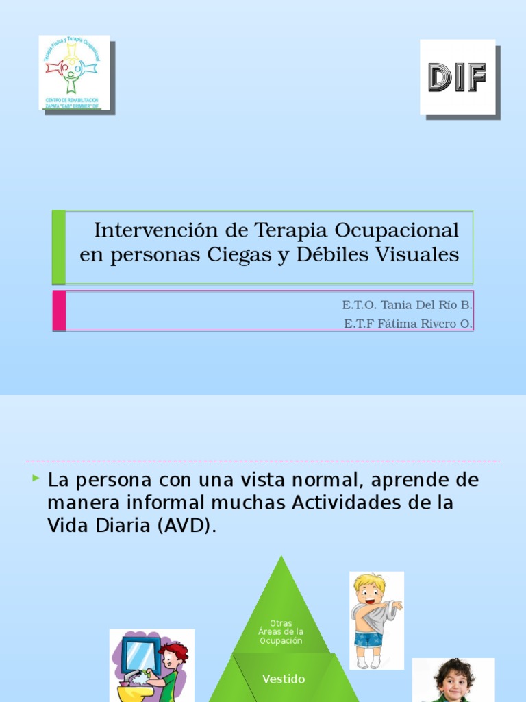Actividades de Terapia para Ciegos | PDF | Percepción | Evaluación ...