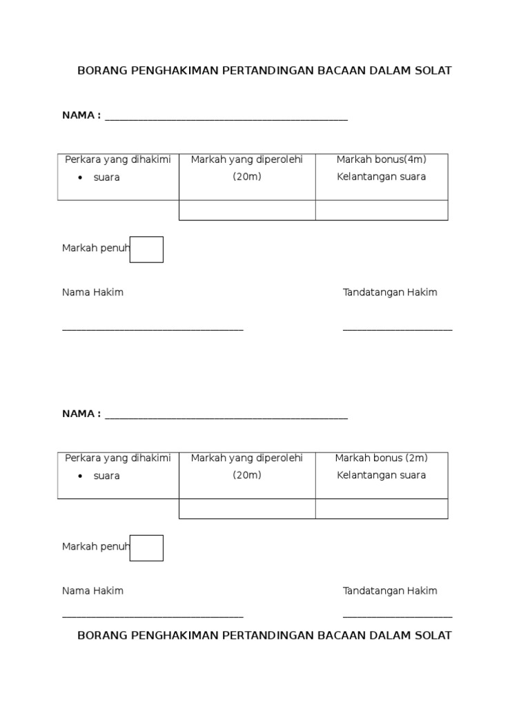 Bacaan Dalam Solat | PDF