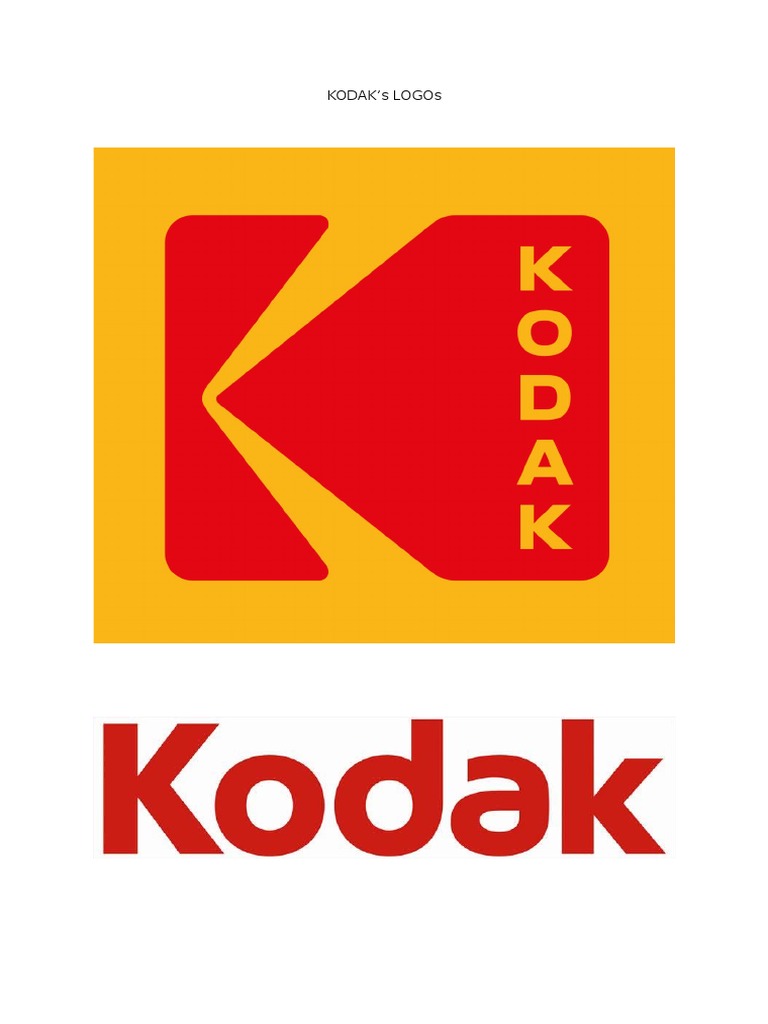 Kodak Logo History and Designs | PDF