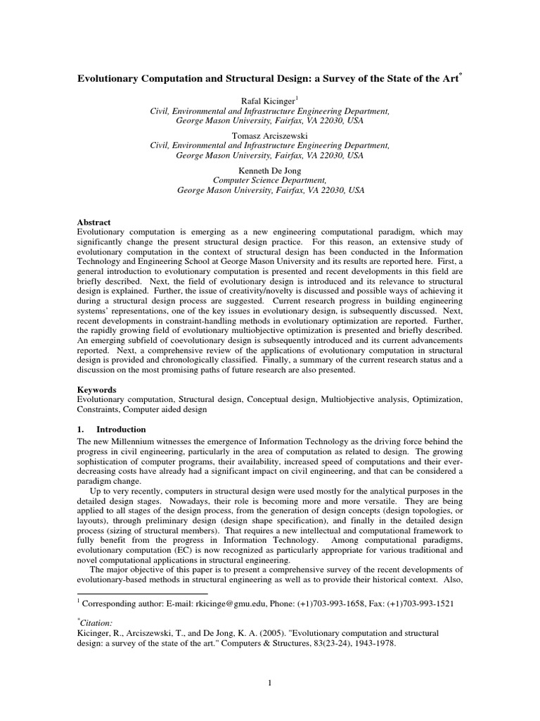 Evo Algol Structural | PDF | Evolution | Mathematical Optimization