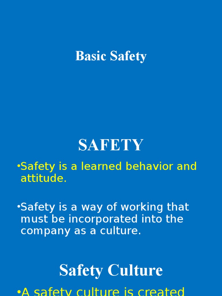 Basic Safety Powerpoint NCCER | PDF | Occupational Safety And Health ...