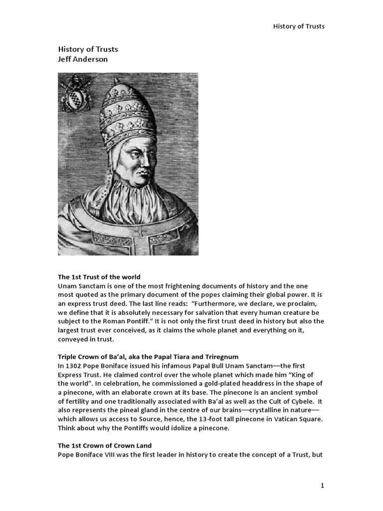 History of Trusts PDF | PDF | Trust Law | Beneficiary (Trust)