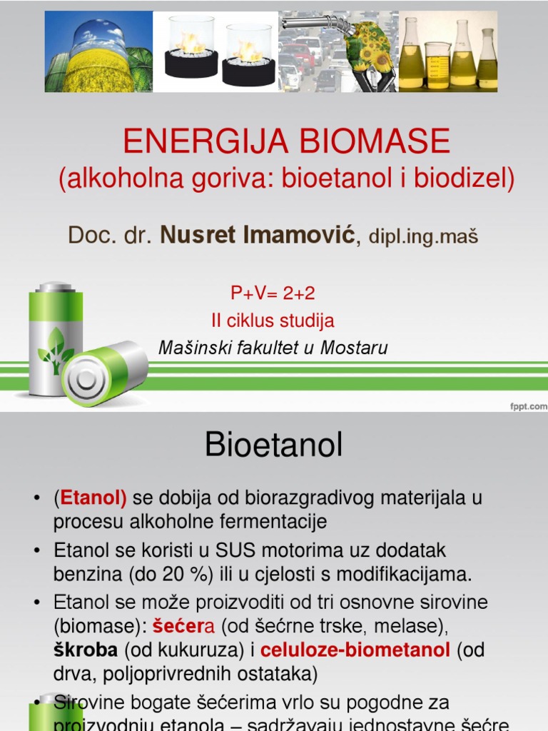 Biomasa Biodizel Bioetanol | PDF