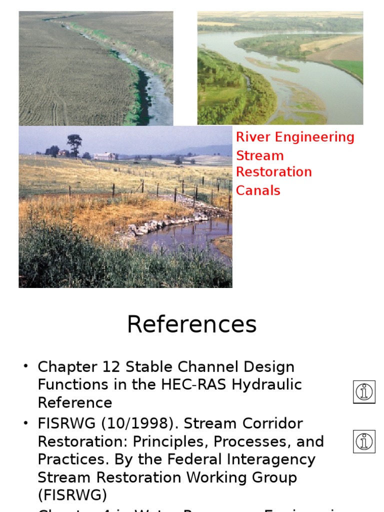 River Engineering Stream Restoration Canals | PDF | Sediment | River