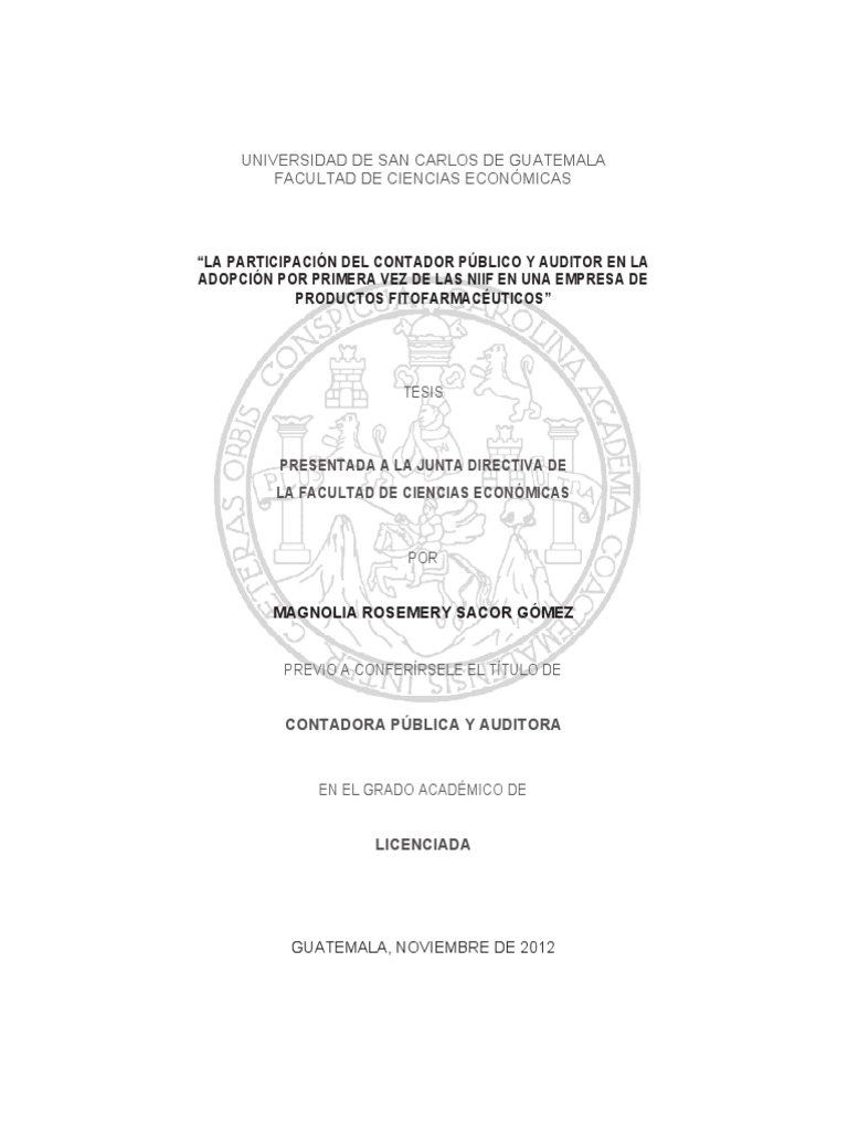 Tesis Usac 2 | PDF | normas internacionales de INFORMACION FINANCIERA ...