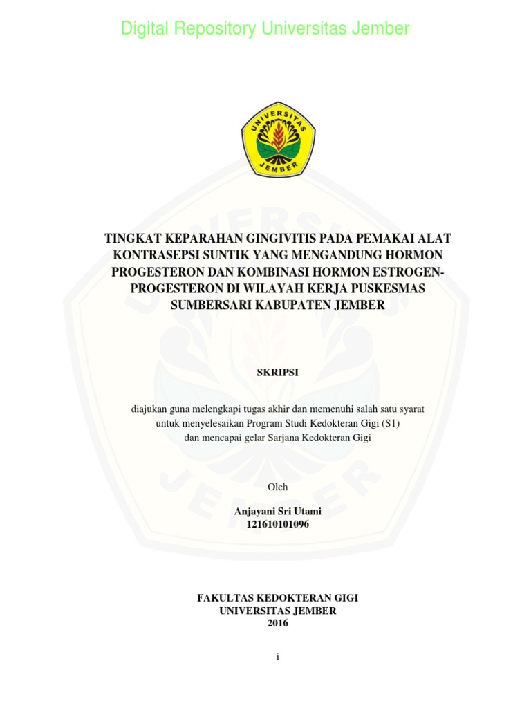 Anjayani Sri Utami121610101096 | PDF | Pengembangan Diri | Kesehatan ...