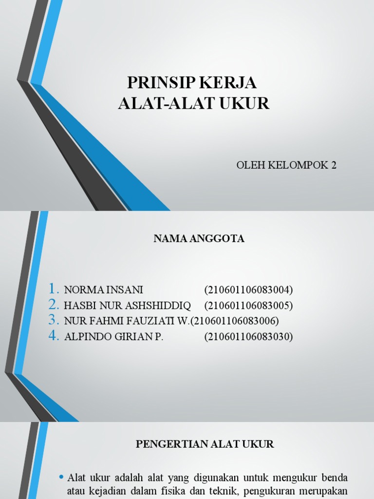 Prinsip Kerja Alat Ukur Listrik | PDF
