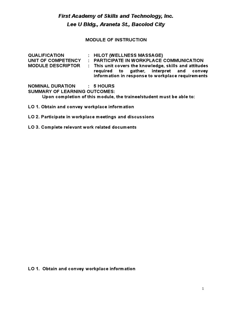 CBC Forms for Workplace Communication | PDF | Occupational Safety And ...