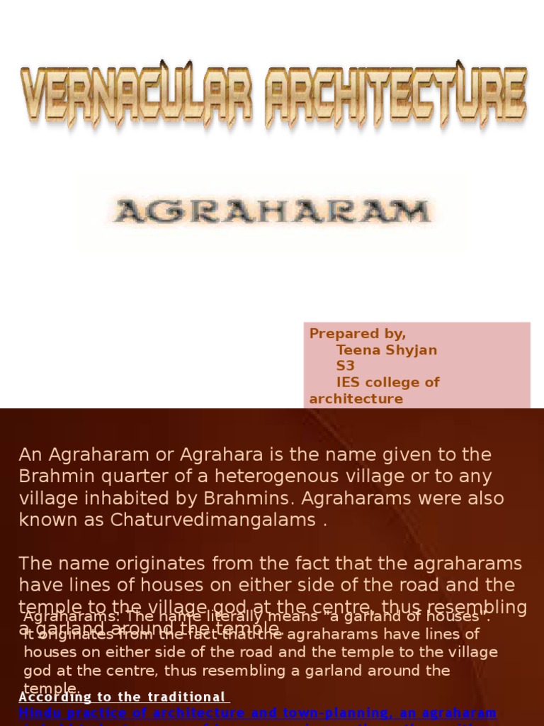 Agraharam 150121140801 Conversion Gate02 | PDF | Courtyard | Religion ...