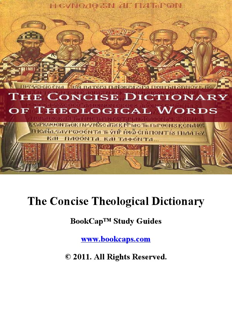 The Concise Theological Dictionary - BookCaps | PDF | Baptism | Eucharist