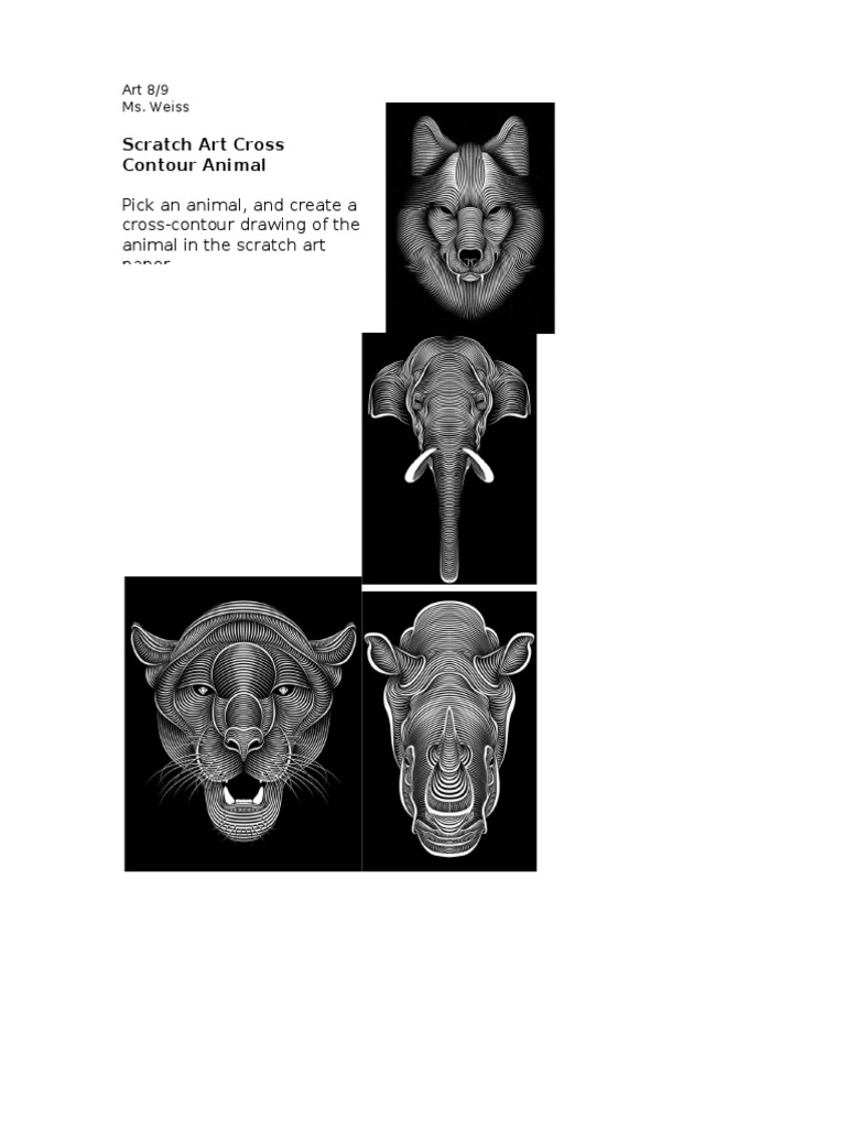 Cross Contour Animal | PDF