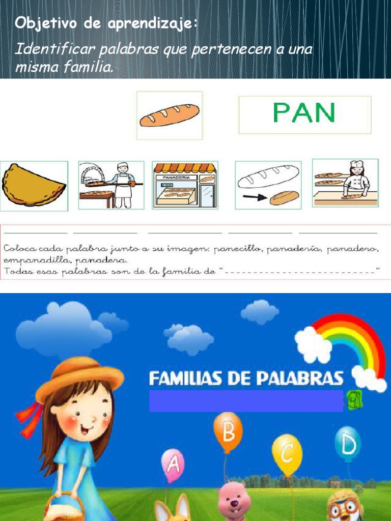 PPT de Familia de Palabras | PDF