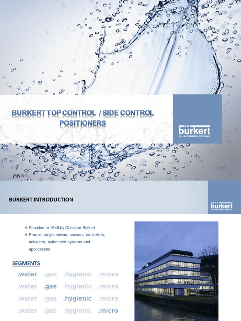 Burkert POSITIONERS PDF | PDF | Valve | Control System