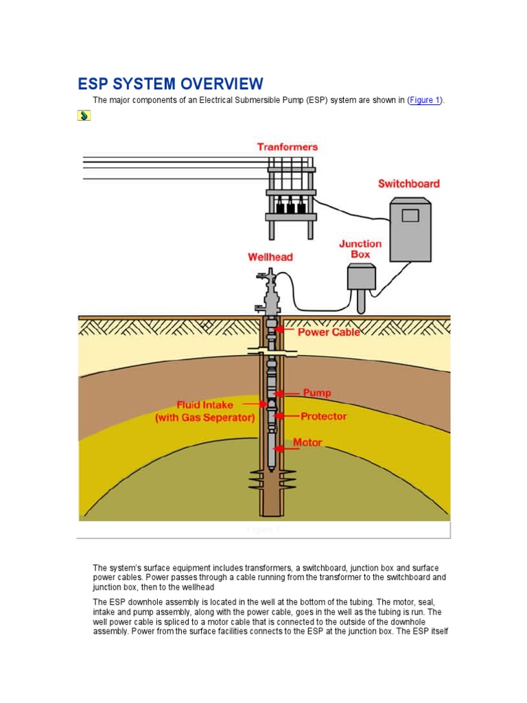 ESP System | PDF | Horsepower | Pump