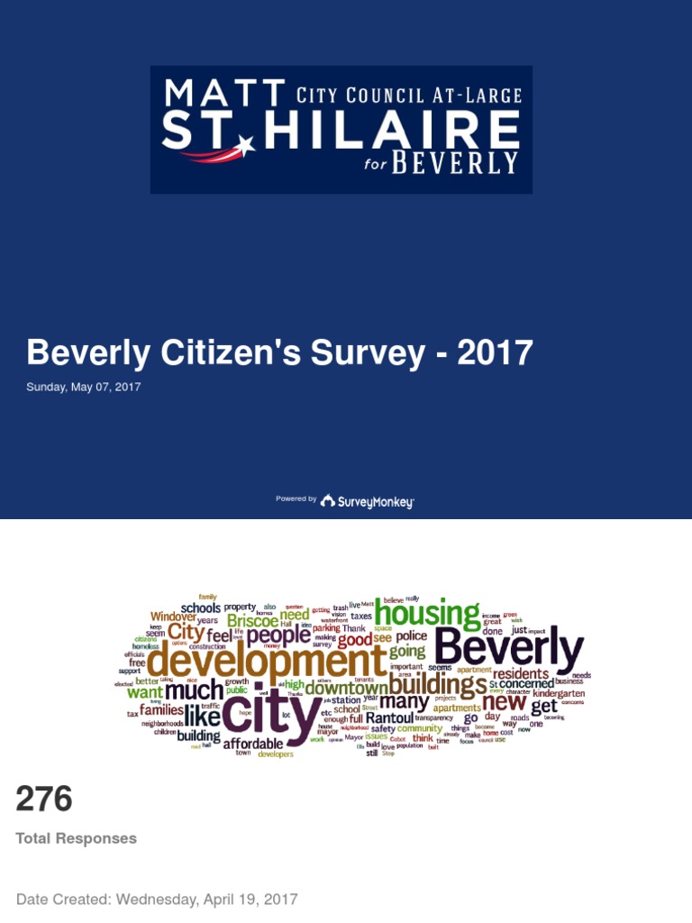 Citizens Survey 2017 - Results | PDF | Public Sphere | Economies
