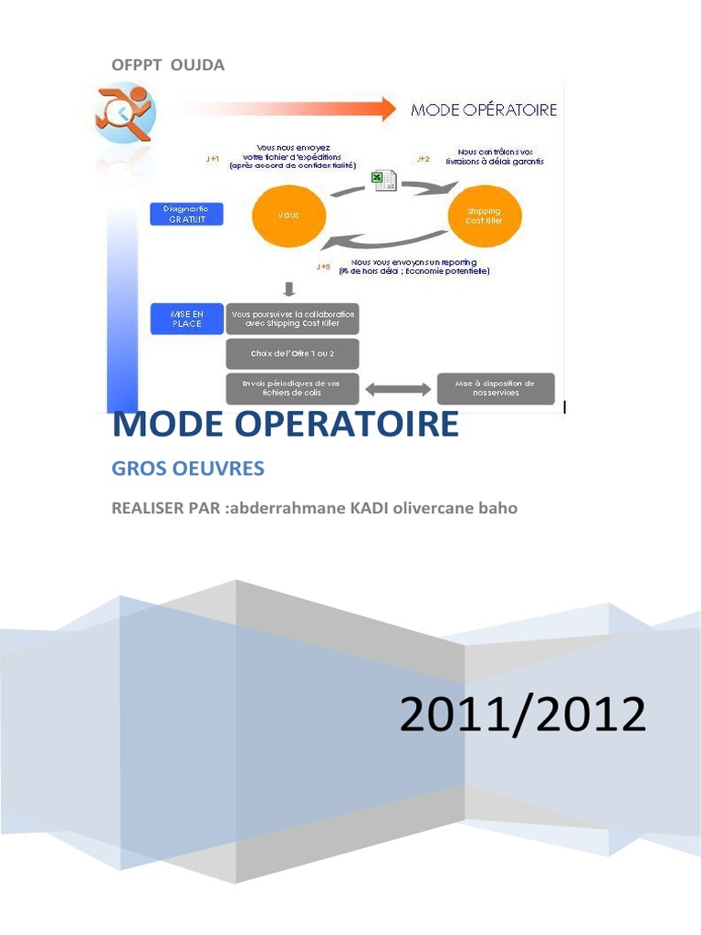 Mode Operatoire | PDF | Fenêtre | Conception architecturale