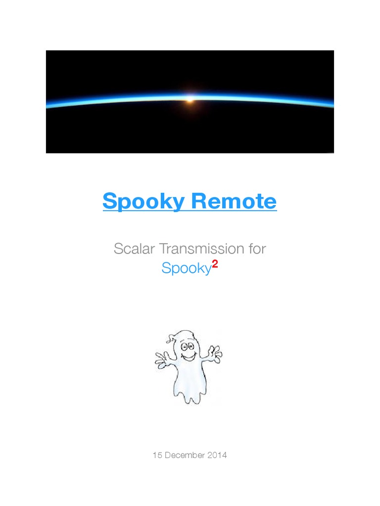 Spooky - Remote User Manual Jan 2014 | PDF | Transmitter | Electricity