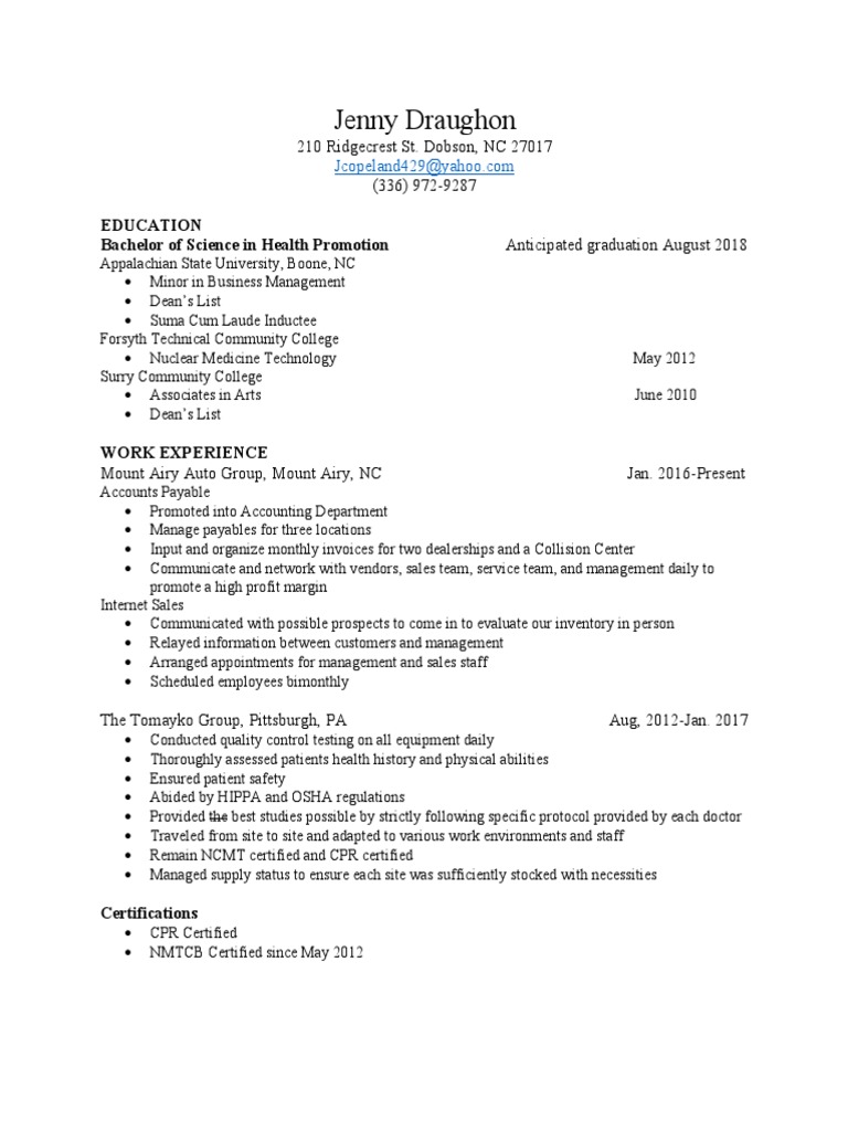 JD Resume | PDF