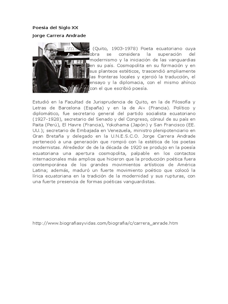 Poesia Del Siglo XX | PDF