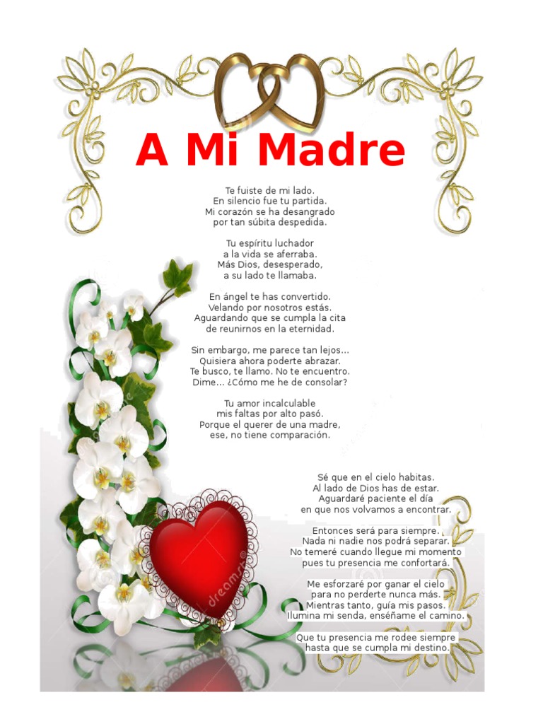 A Mi Madre | PDF