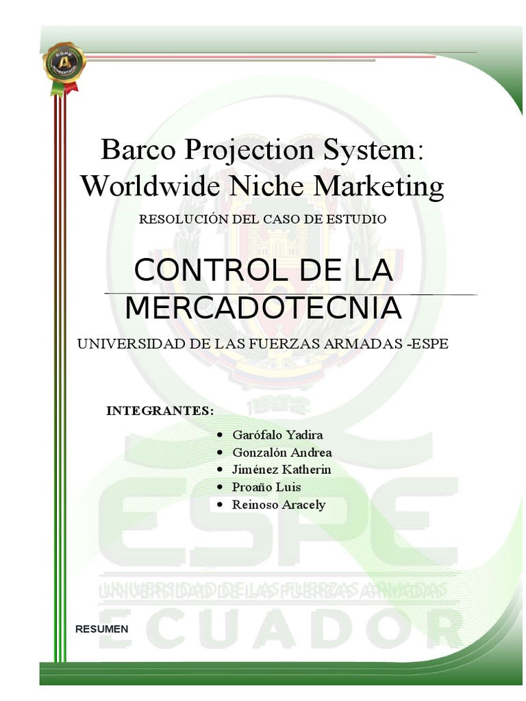 Caso Barco | PDF | Sony | Marketing