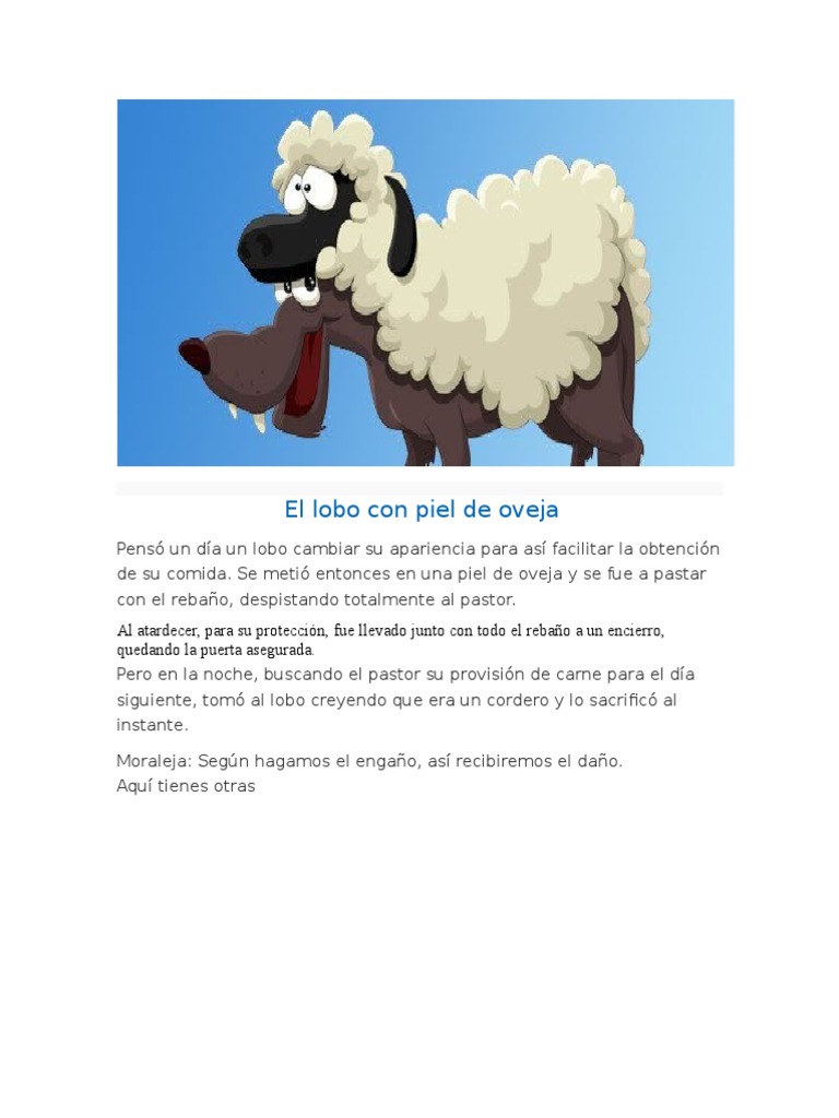 El Lobo Con Piel de Oveja | PDF