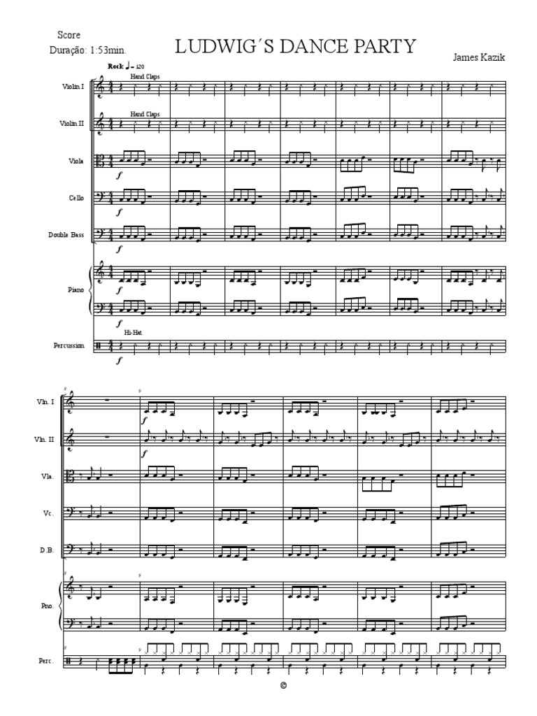 Ludwig S Dance Party - Score | PDF