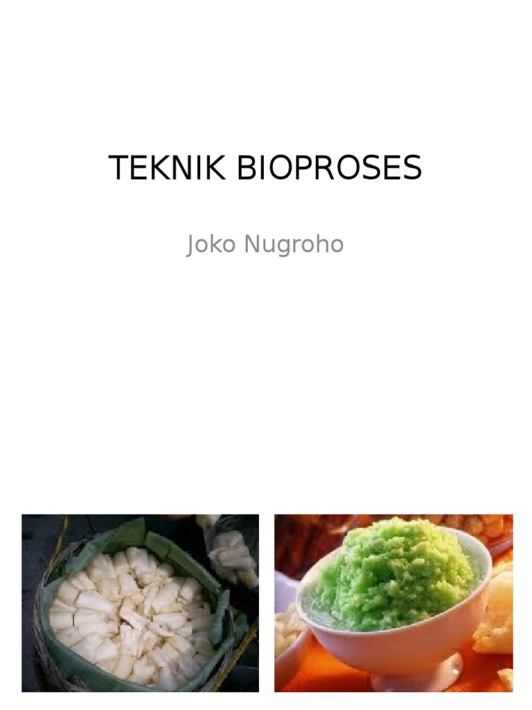 Teknik Bioproses | PDF