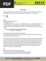 Calculation of Pile Set Using Hiley Formula | PDF | Deep Foundation ...