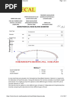 Dish Ends Calculator For Pressure Vessel Fabrication | PDF | Pipe ...