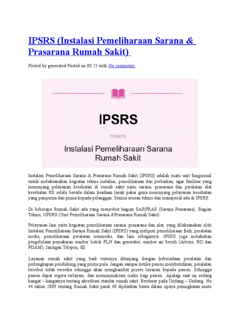 IPSRS | PDF | Griya & Taman | Komputer