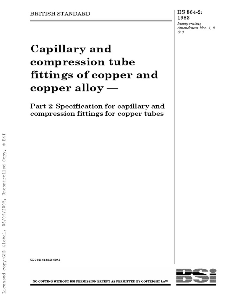 BS 864-2-1983 | PDF | Screw | Soldering