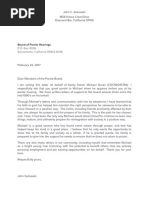 Parole Support Letter Writing Guide | PDF | Prison | Parole