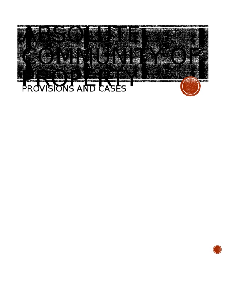 ACP Provs and Cases | PDF