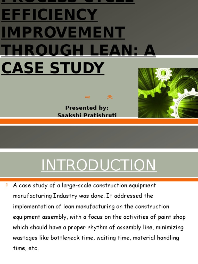 Lean Case Study | PDF | Lean Manufacturing | Industries