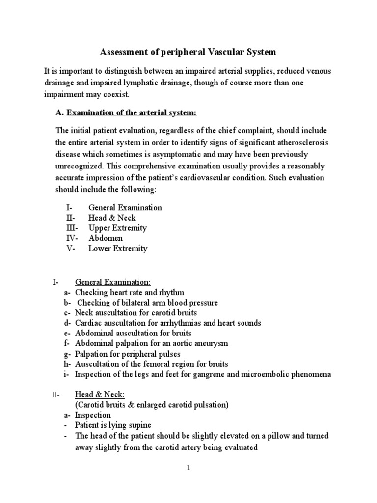 3&4&5-Assessment of Peripheral Vascular System | Pulse | Vein