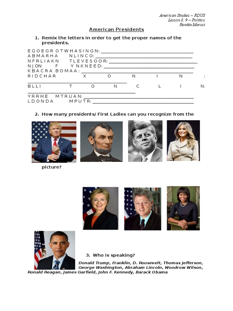 Politics - Lesson 8 9 - Student Version | PDF | United States ...