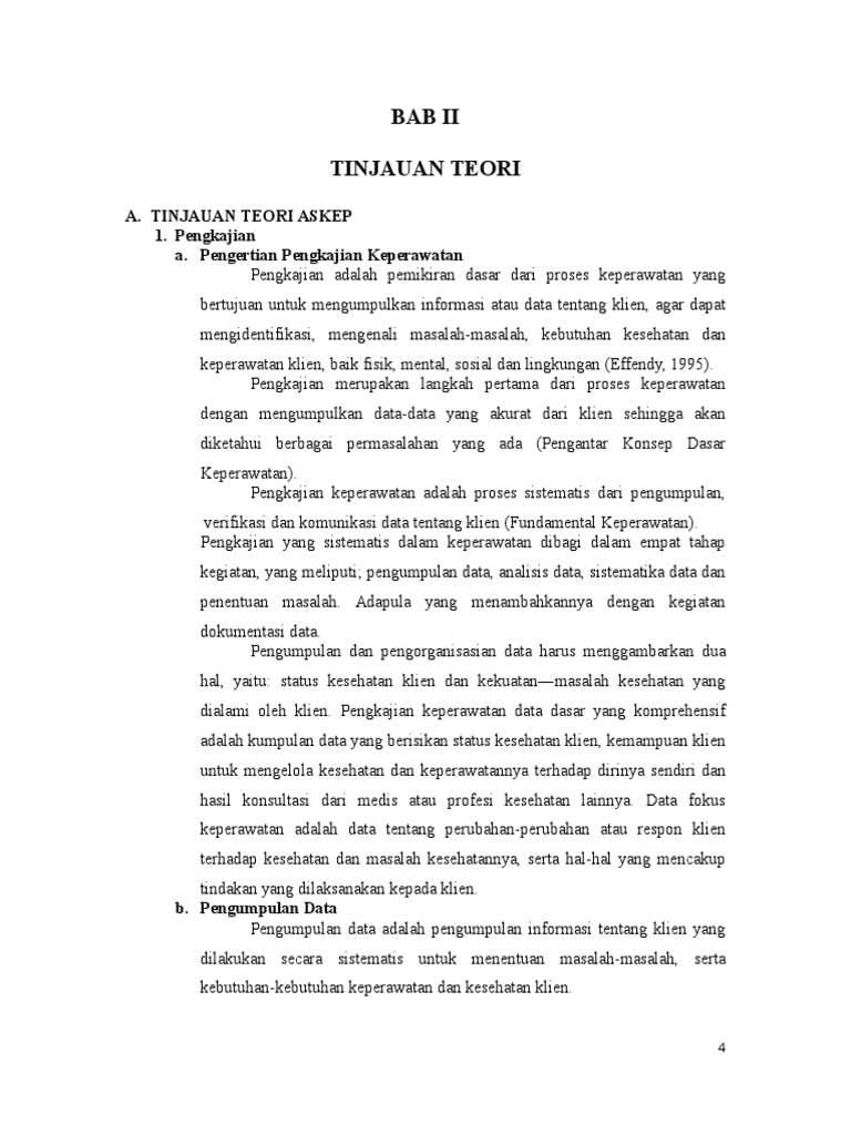 Bab II Tinjauan Teori | PDF