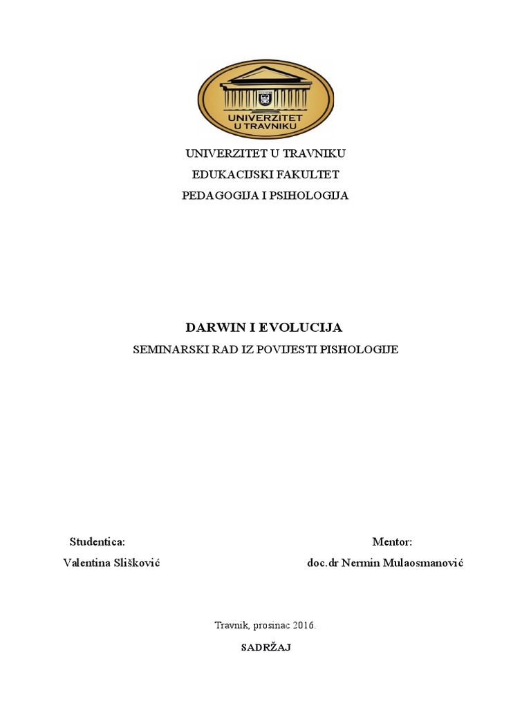 Darwin I Evolucija | PDF